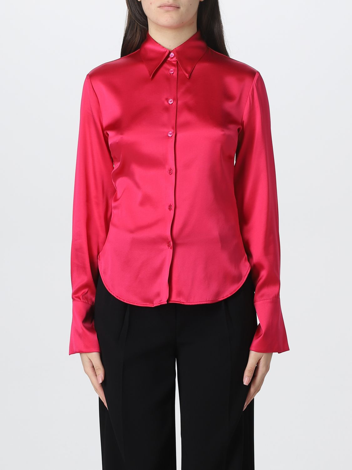 PINKO Pinko Button-Up Shirt with Classic Collar