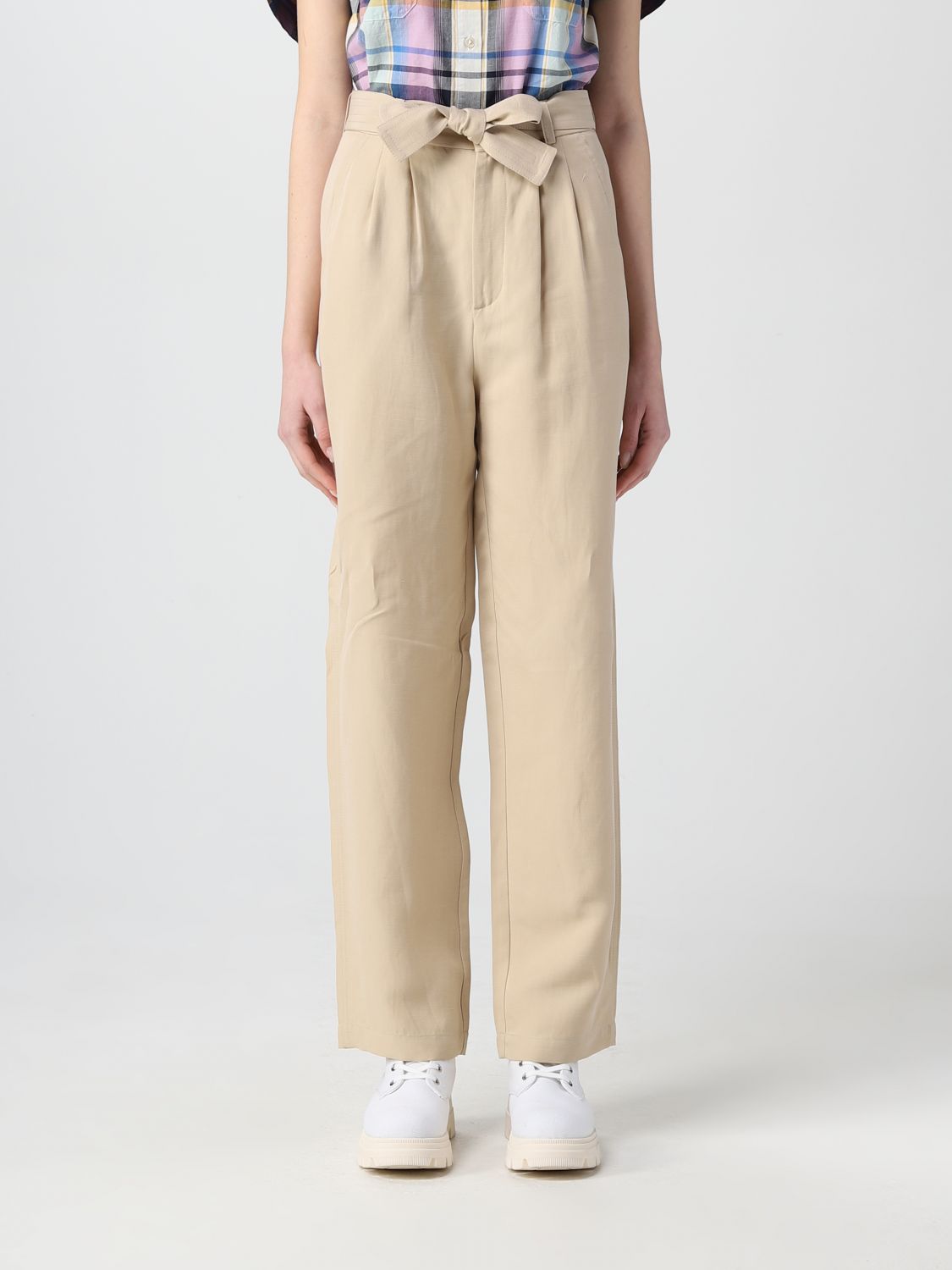 WOOLRICH Woolrich Tailored Trousers with Tie Waist