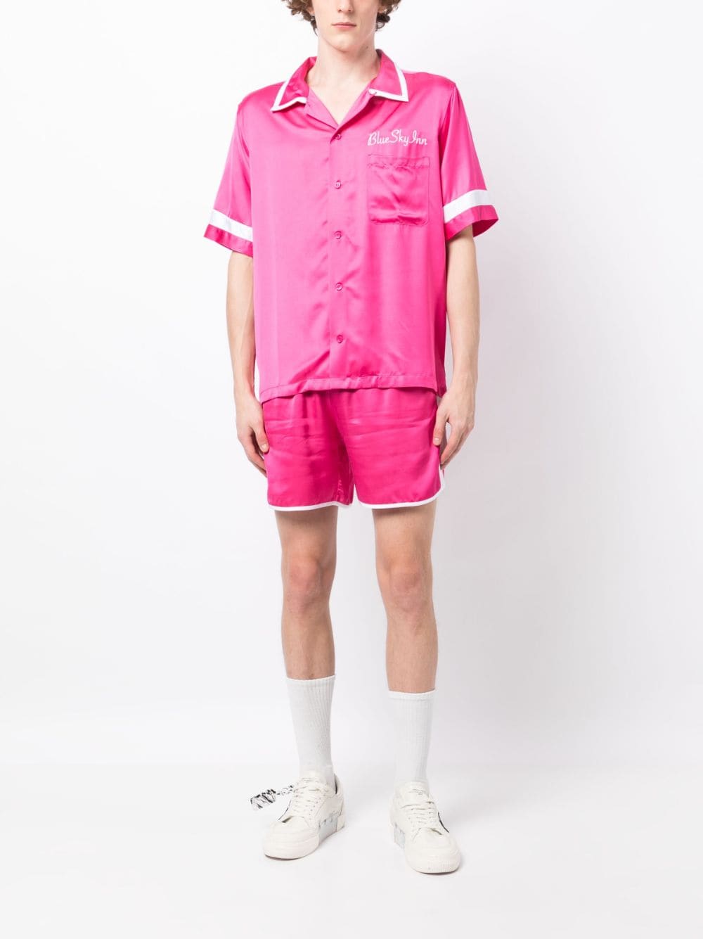 BLUE SKY INN BLUE SKY INN Waiter Elasticated-Waistband Shorts