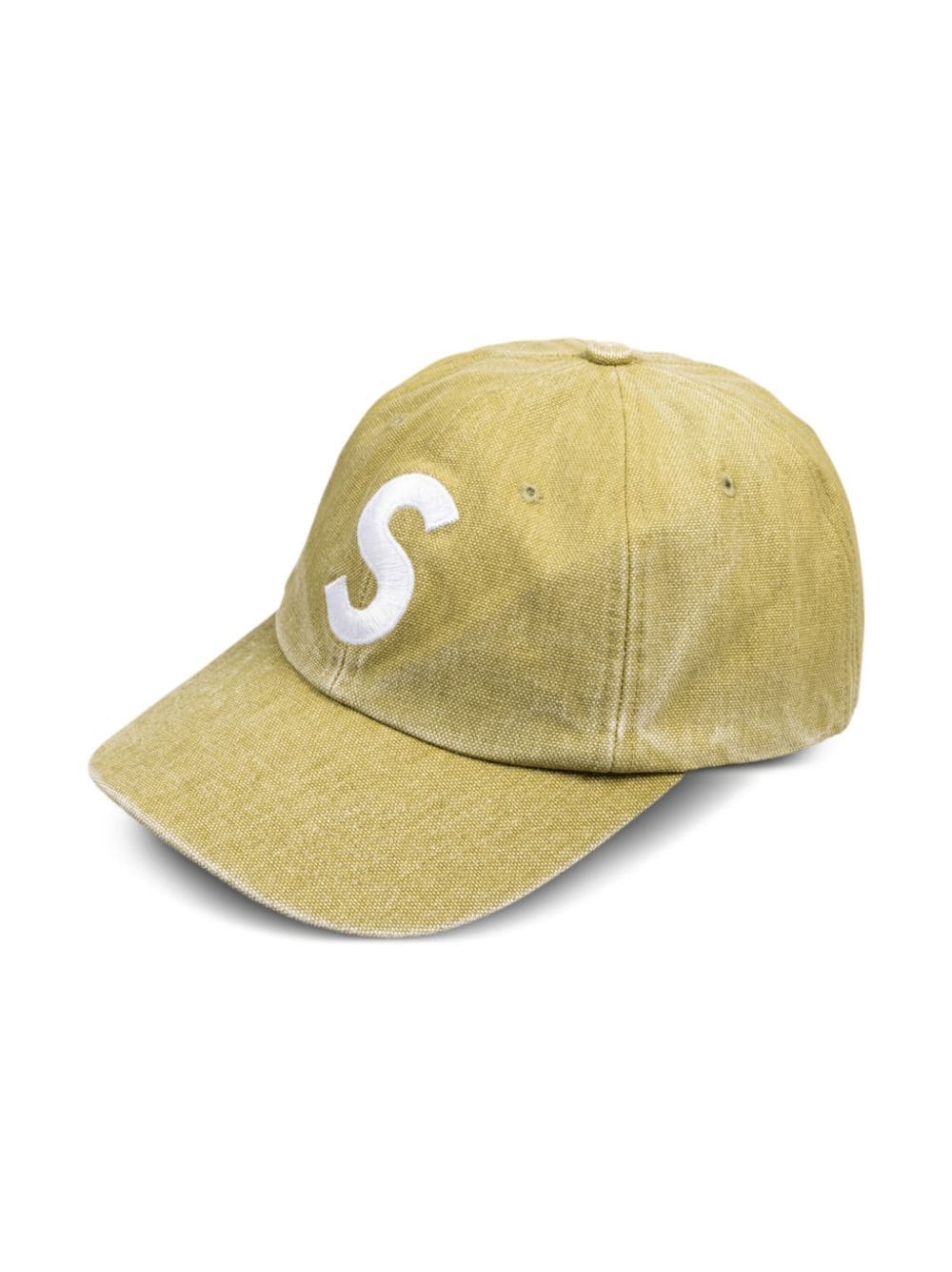 Supreme S Logo Baseball Cap - Yellow | Editorialist