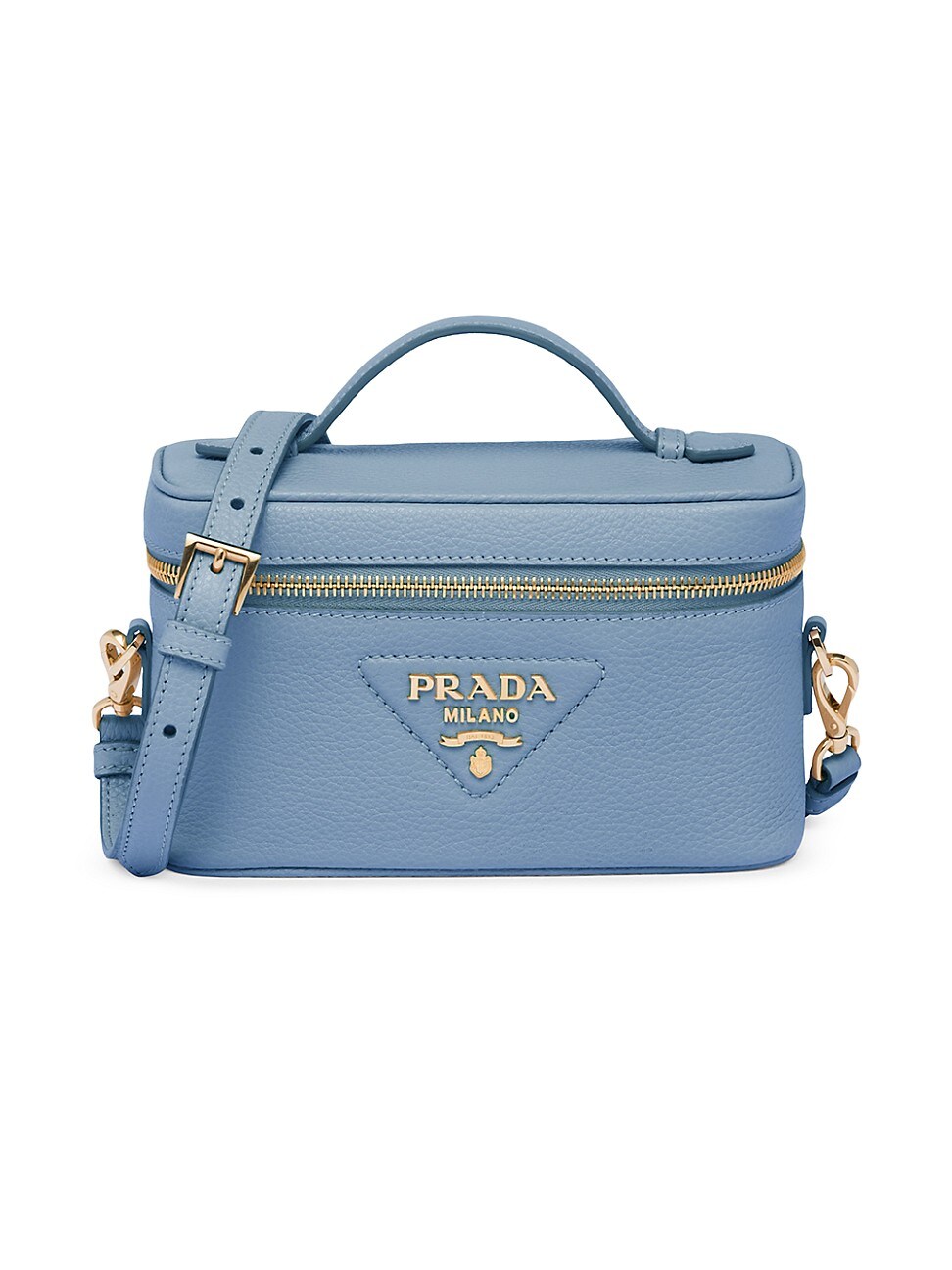 PRADA NYLONミニショルダーバッグ ライトブルー　正規品美品 Prada Leather Mini-bag - Blue | Editorialist