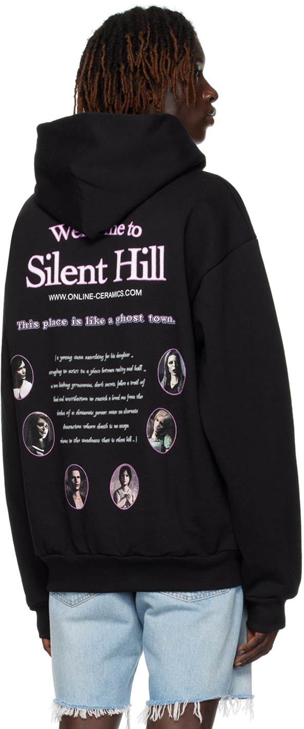 Online Ceramics Welcome To Silent Hill' Hoodie - Black | Editorialist