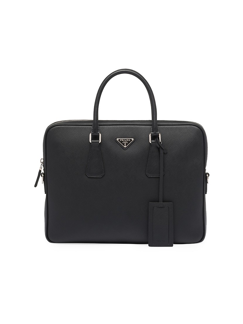 PRADA saffiano leather work bag
