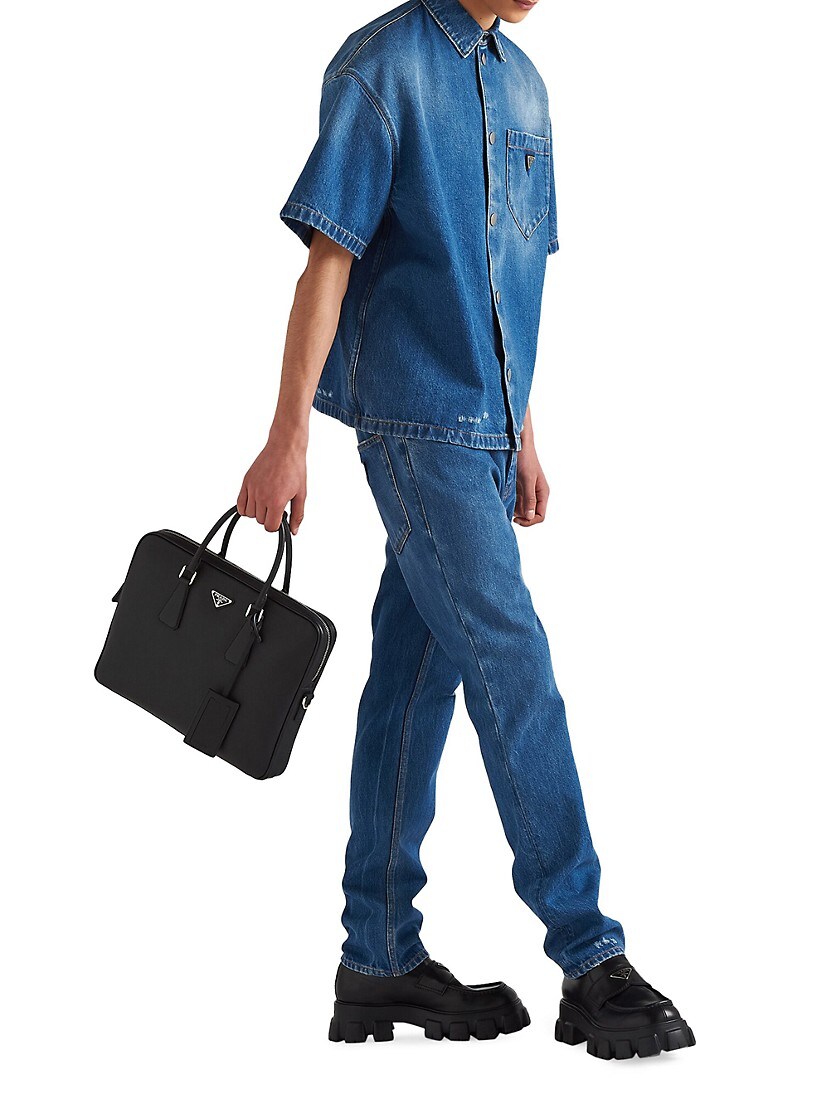 PRADA saffiano leather work bag