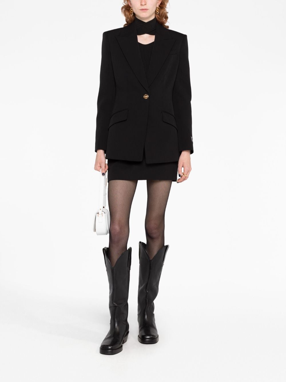 VERSACE Versace Single-Breasted Wool Blazer