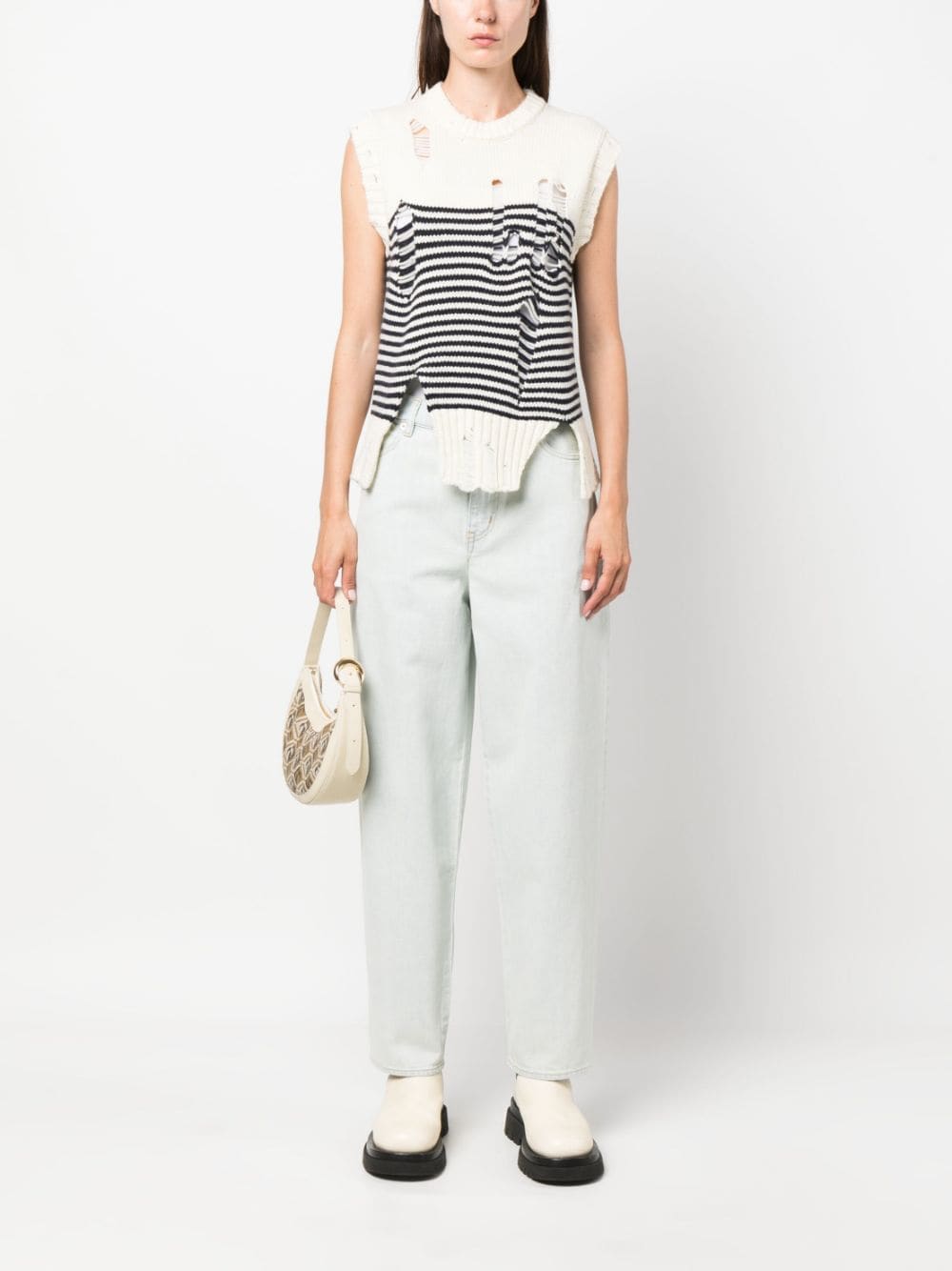 KENZO Kenzo Logo-Embroidered Straight-Leg Jeans