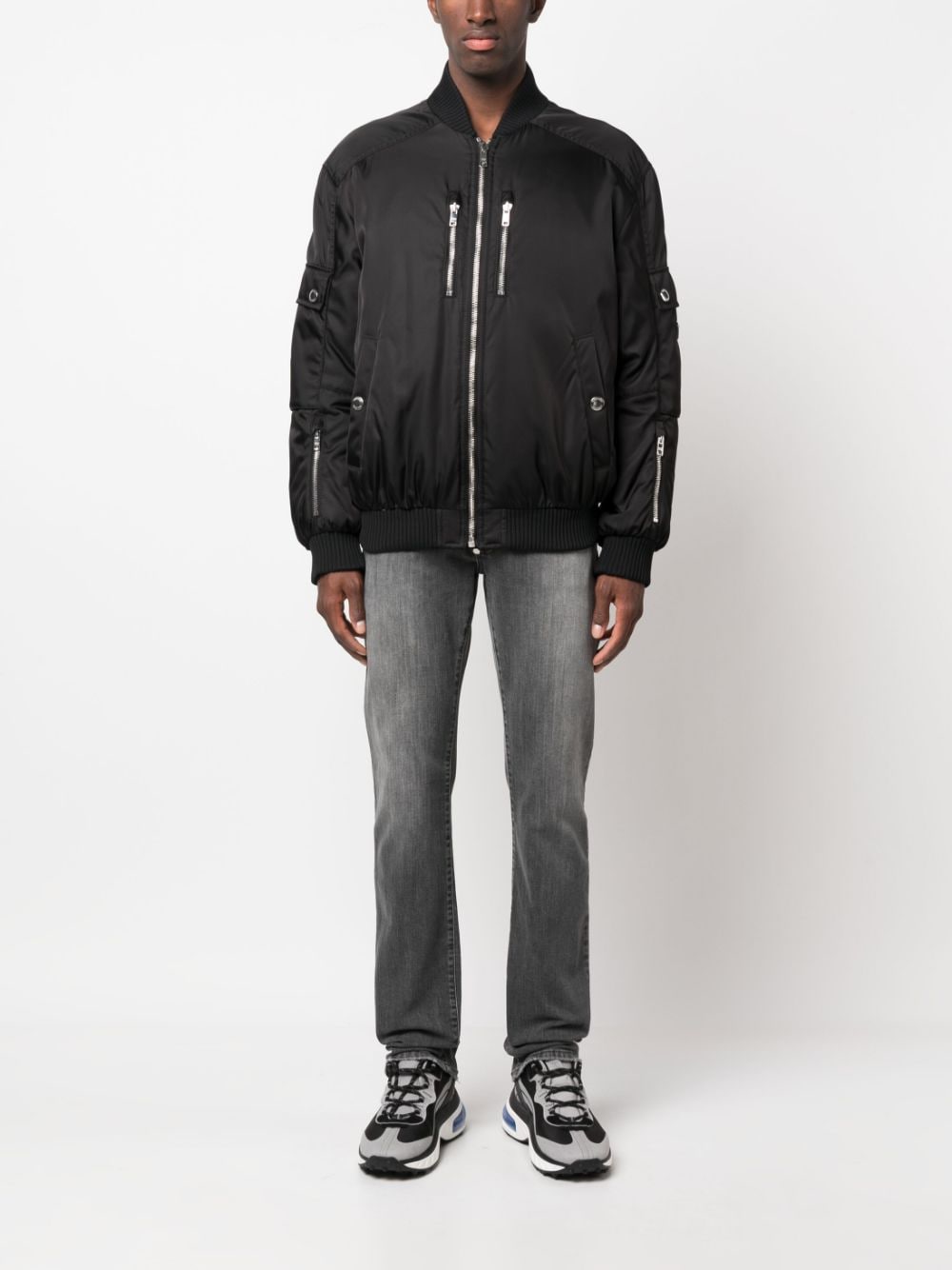 PHILIPP PLEIN Philipp Plein Logo-Patch Slim-Cut Jeans