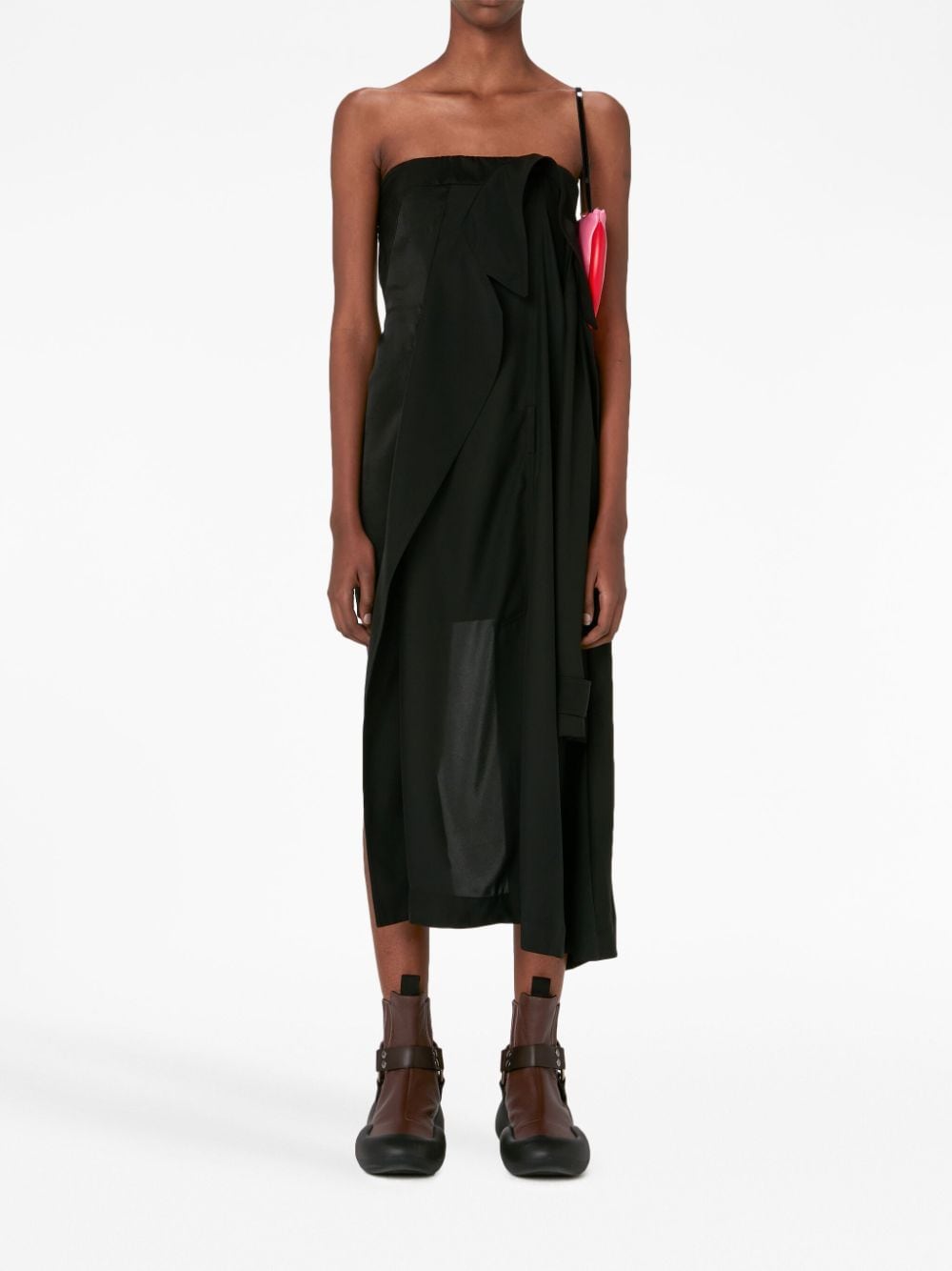 JW ANDERSON JW Anderson Deconstructed Strapless Minidress