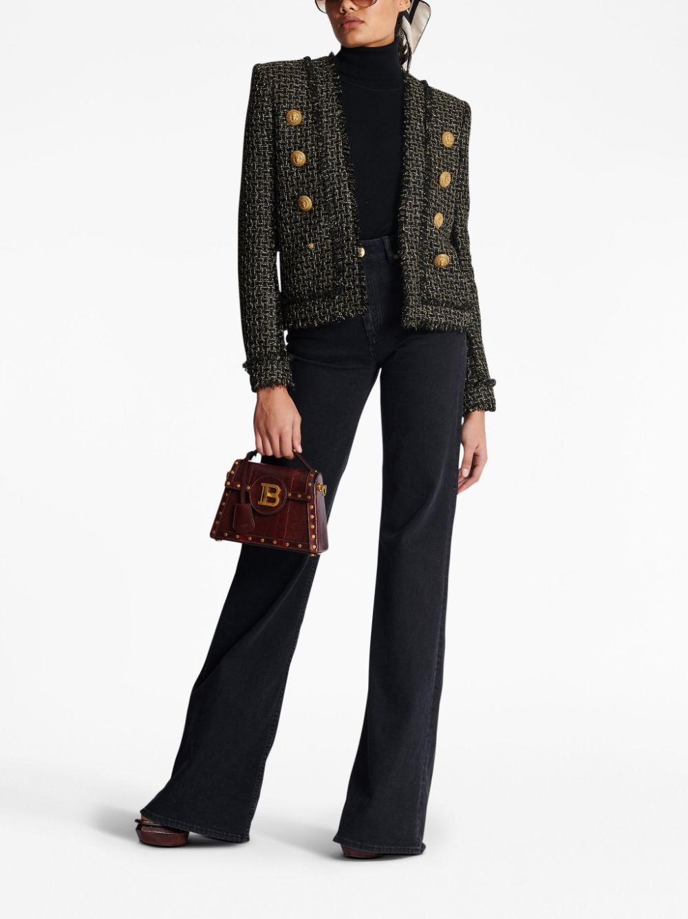 BALMAIN Balmain Double-Breasted Tweed Jacket