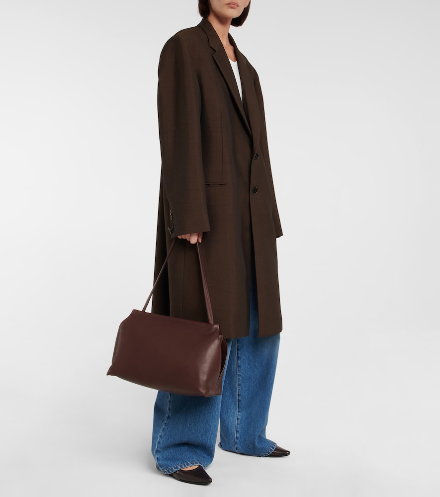 ショルダーバッグ SIENNA 2IN1 SOCIETY SATCHEL The Row - Sienna Black Saddle Leather Shoulder Bag