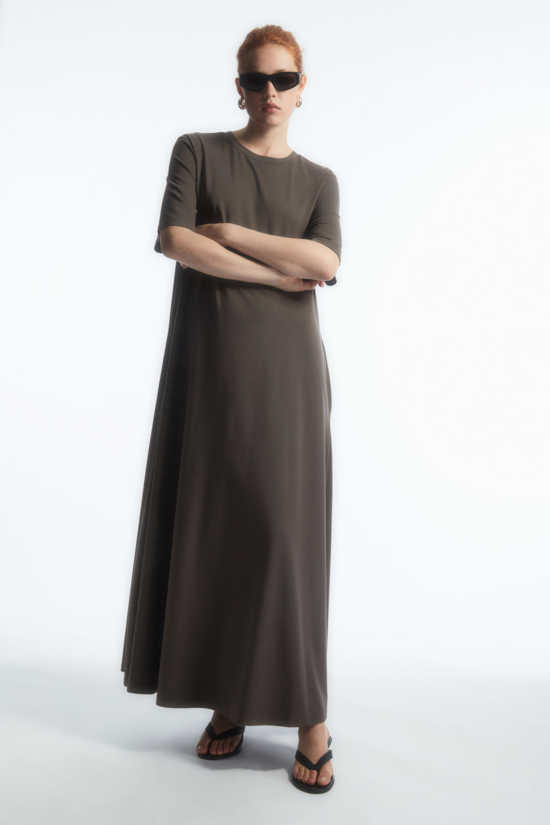 burnt orange color dress One-Shoulder Satin Fitted Green Evening AC387BO 4 / Burnt Orange (Sienna) Size:XS (38/40) self fabric_jacquard Fit & Flare Wedding Bringing together a modern