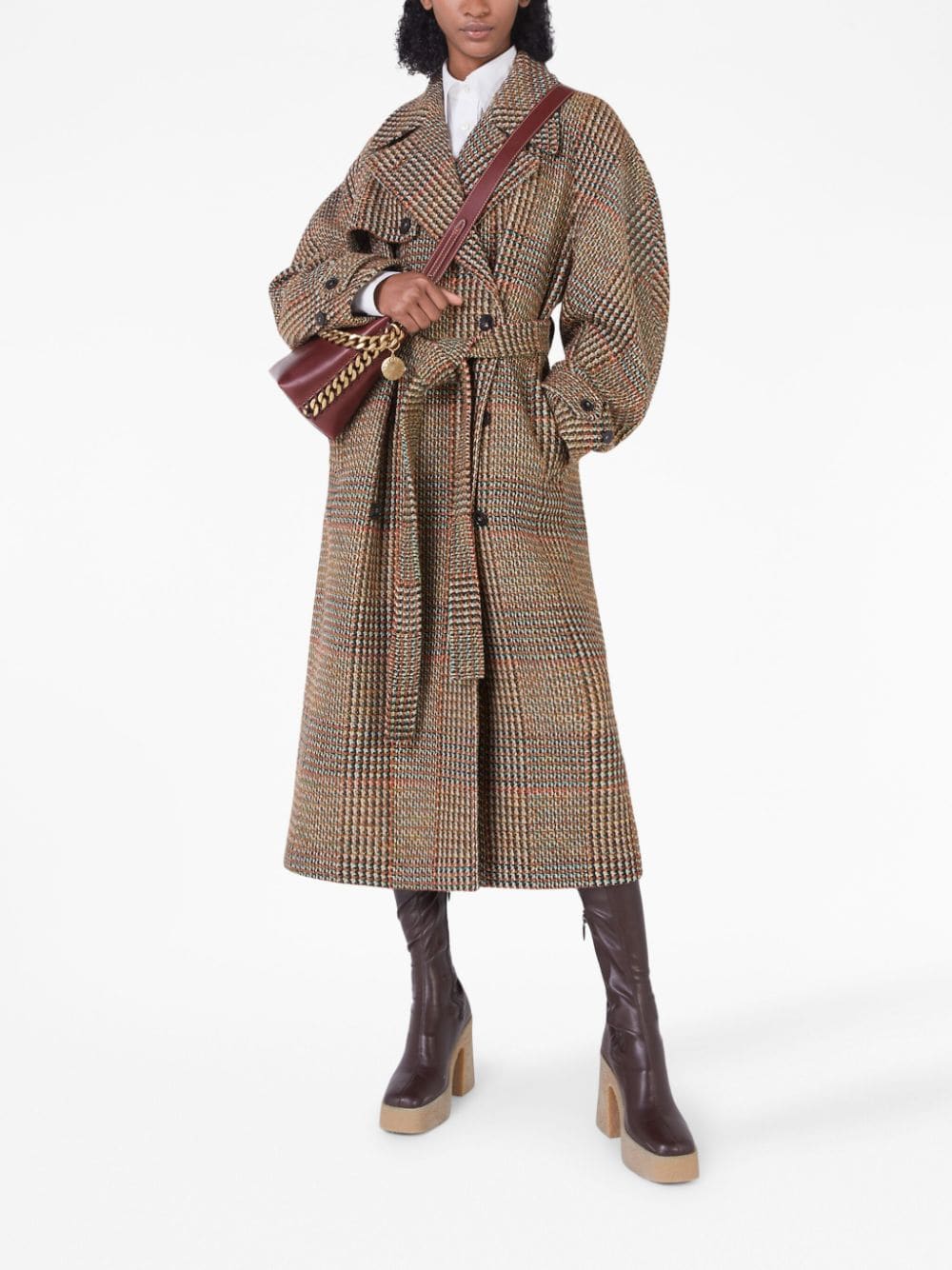 STELLA MCCARTNEY Stella McCartney Double-Breasted Tweed Coat