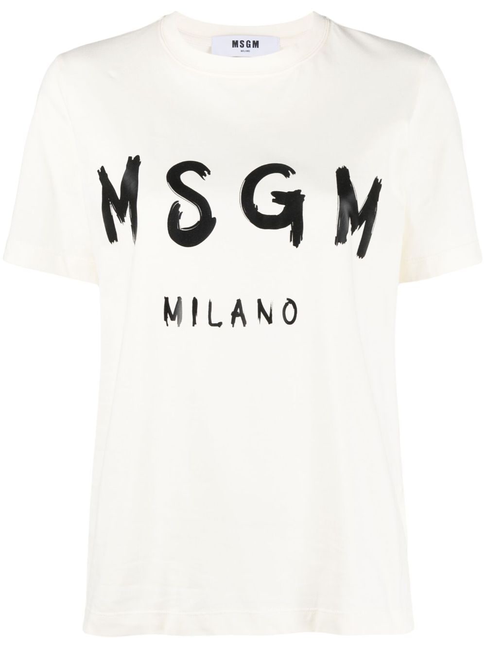 MSGM MSGM Logo-Print Cotton T-Shirt