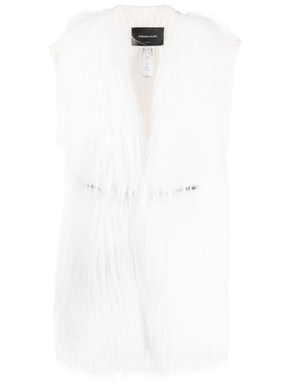 FABIANA FILIPPI Fabiana Filippi Panelled Faux-Fur Gilet