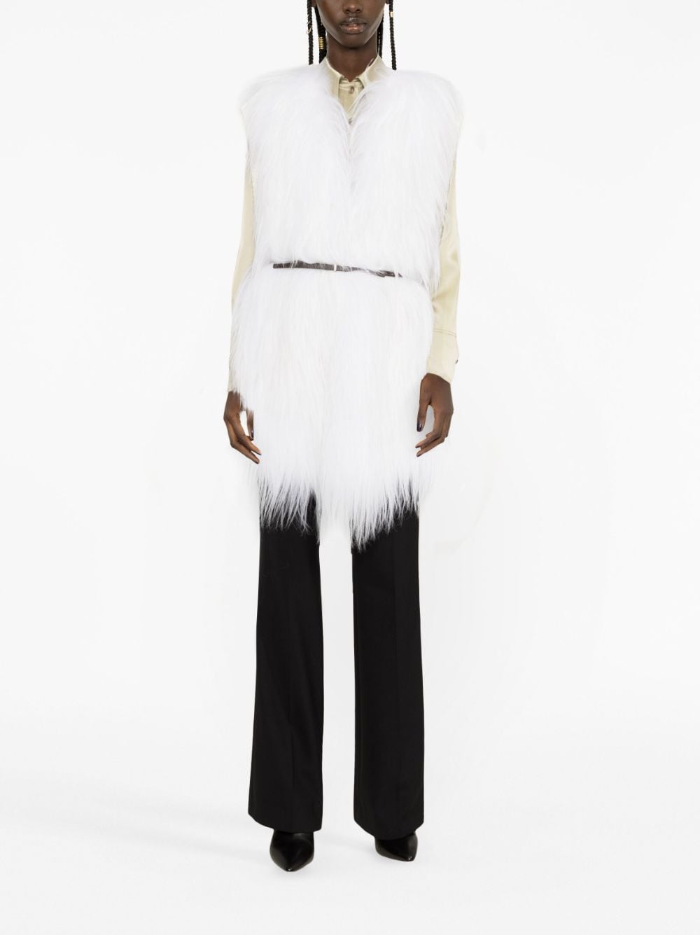 FABIANA FILIPPI Fabiana Filippi Panelled Faux-Fur Gilet