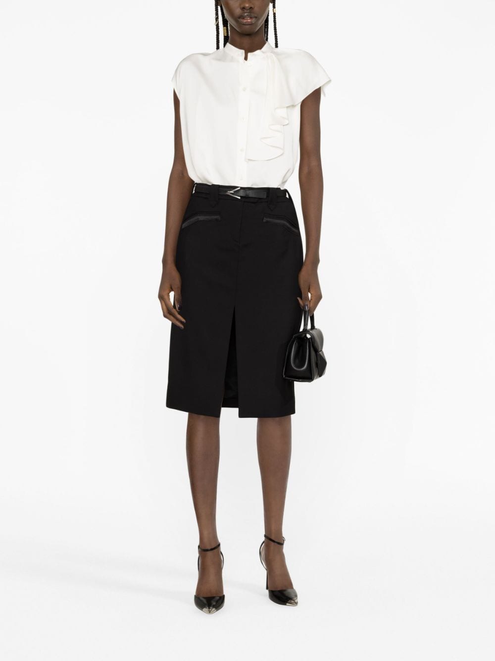 TOM FORD TOM FORD Front-Slit Midi Skirt
