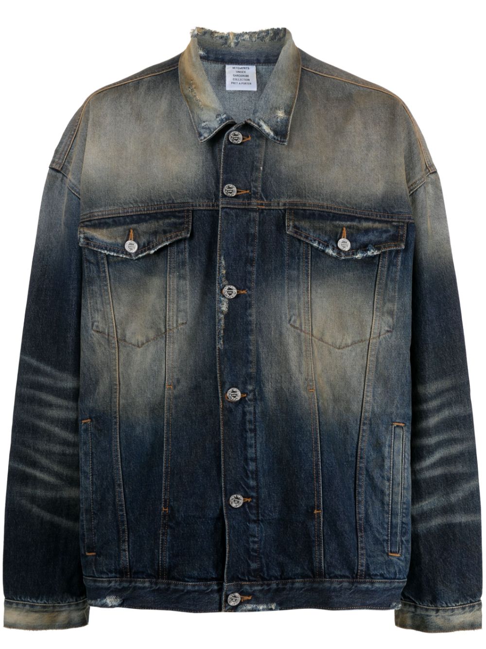 VETEMENTS VETEMENTS Distressed-Effect Denim Jacket