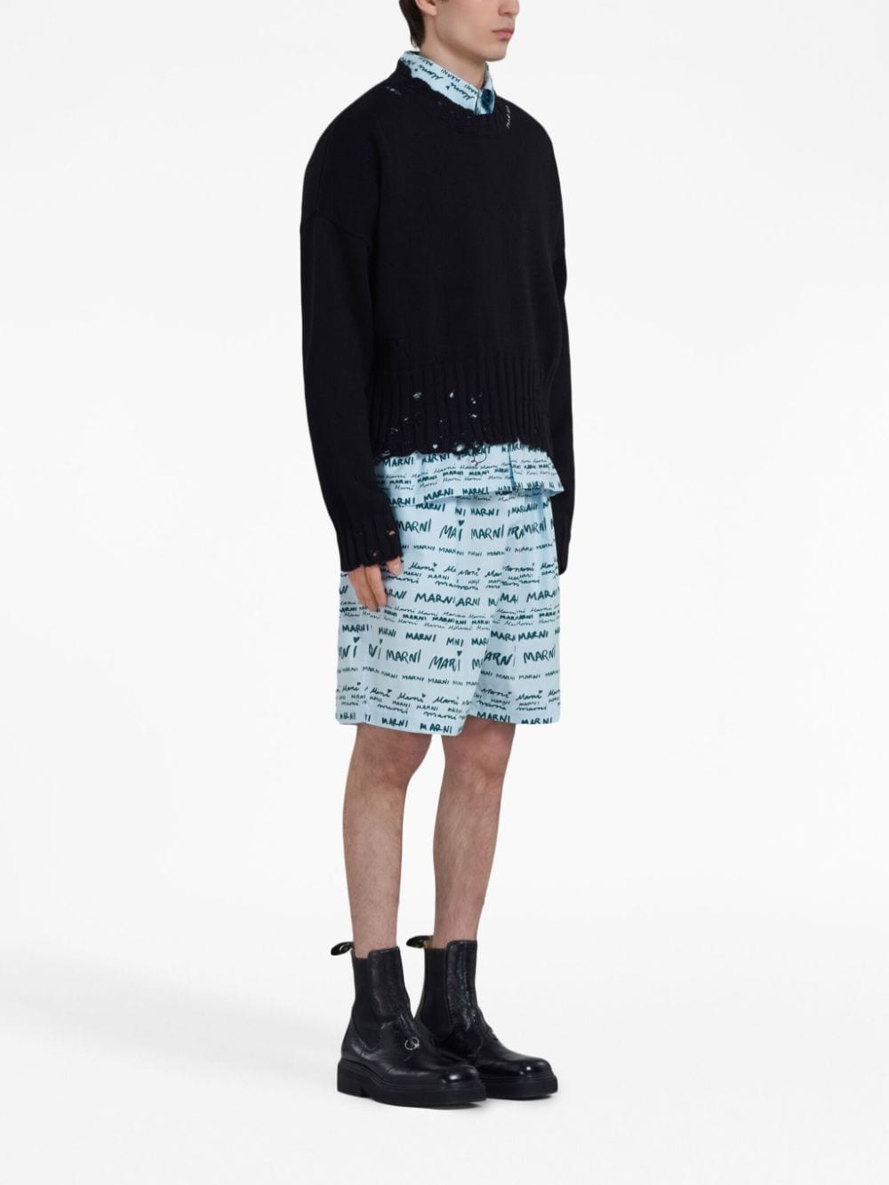 MARNI Marni Mega Poplin Shorts