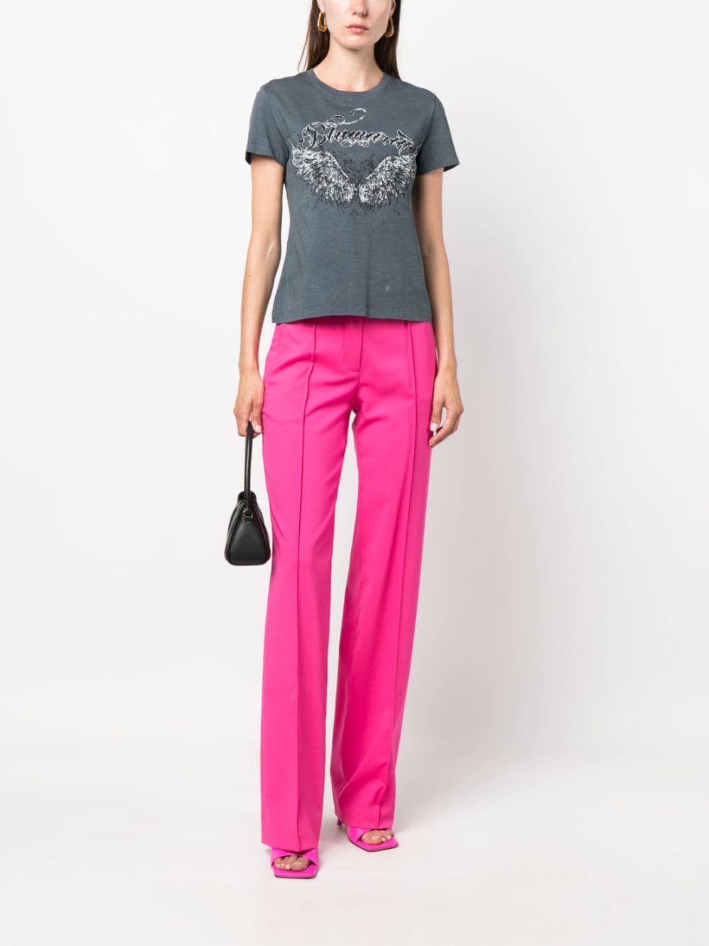 BLUMARINE Blumarine Logo-Print T-Shirt