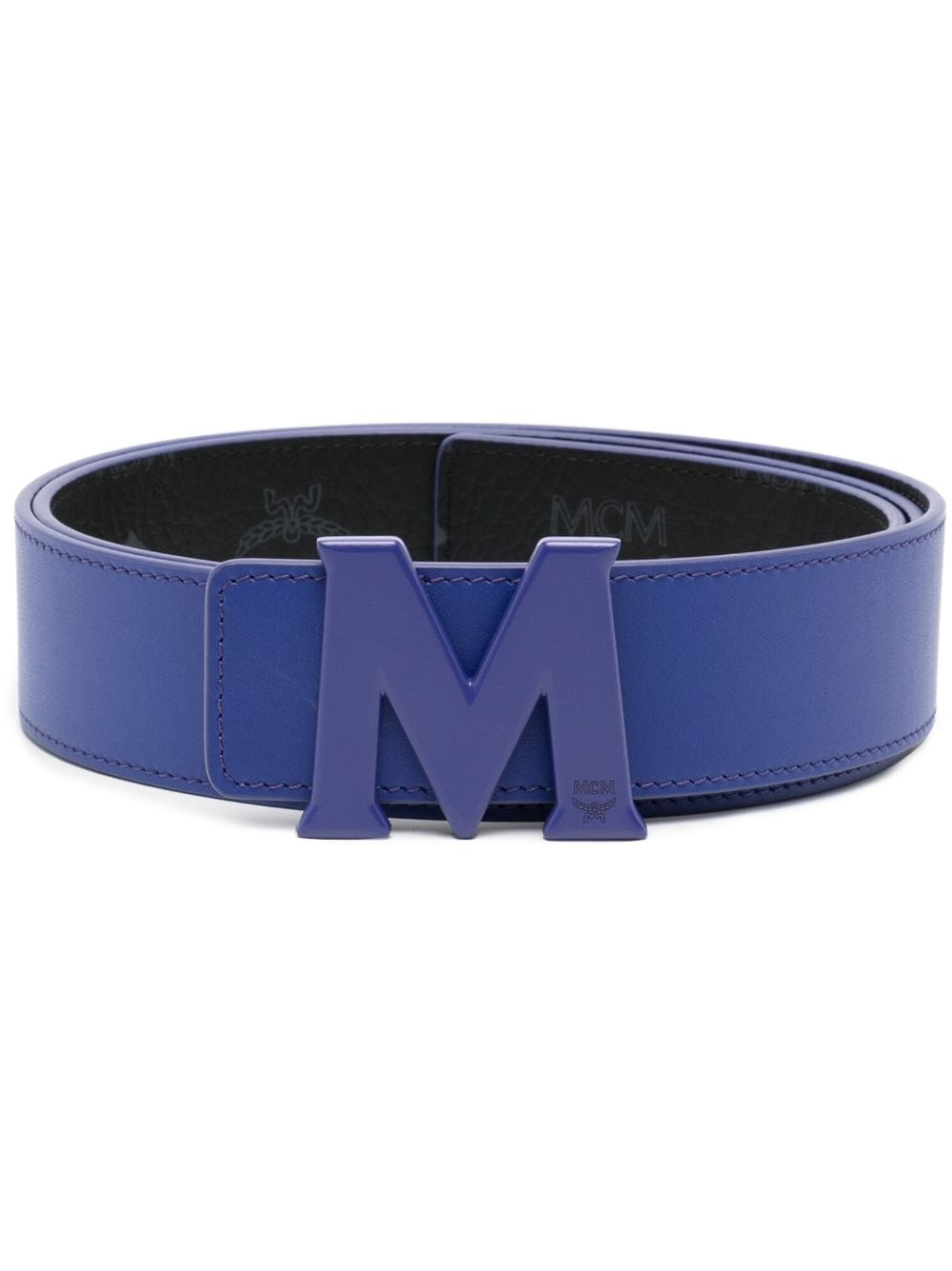 Mcm Claus M-Buckle Reversible Belt - Purple | Editorialist display picture 1