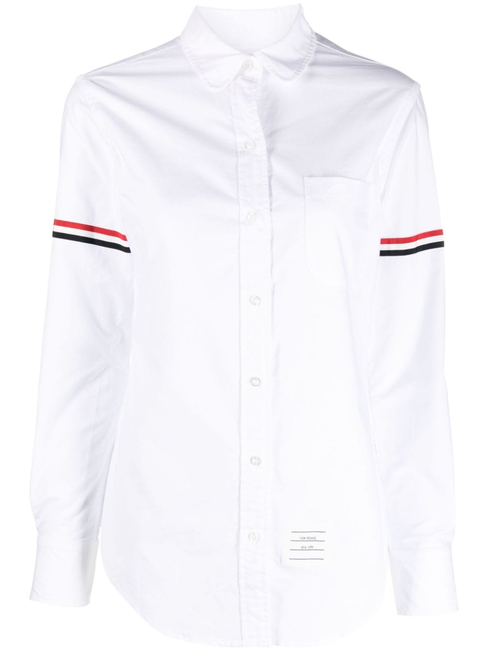 THOM BROWNE Drop Back Pleated Wool Skirt