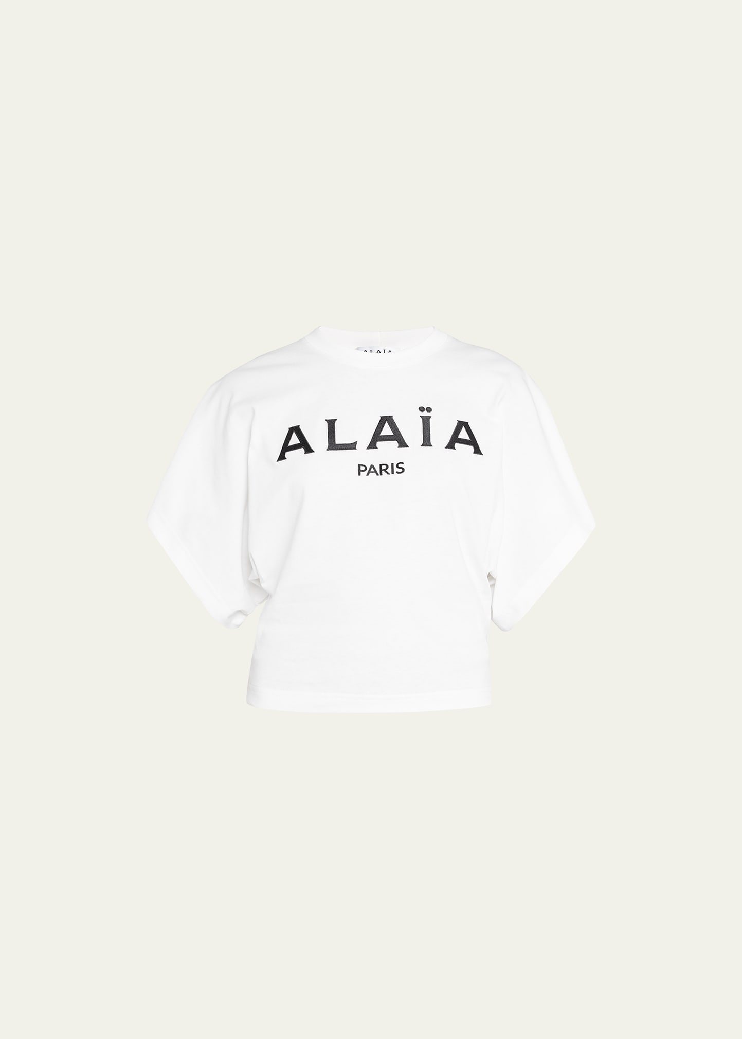 ALAIA アライア フレアデザインパターンロングシャツ AA9C0002RT001 ホワイト 38 NEW $3190 Azzedine Alaia WHITE COTTON POPLIN FIT FLARE DRESS FR 36