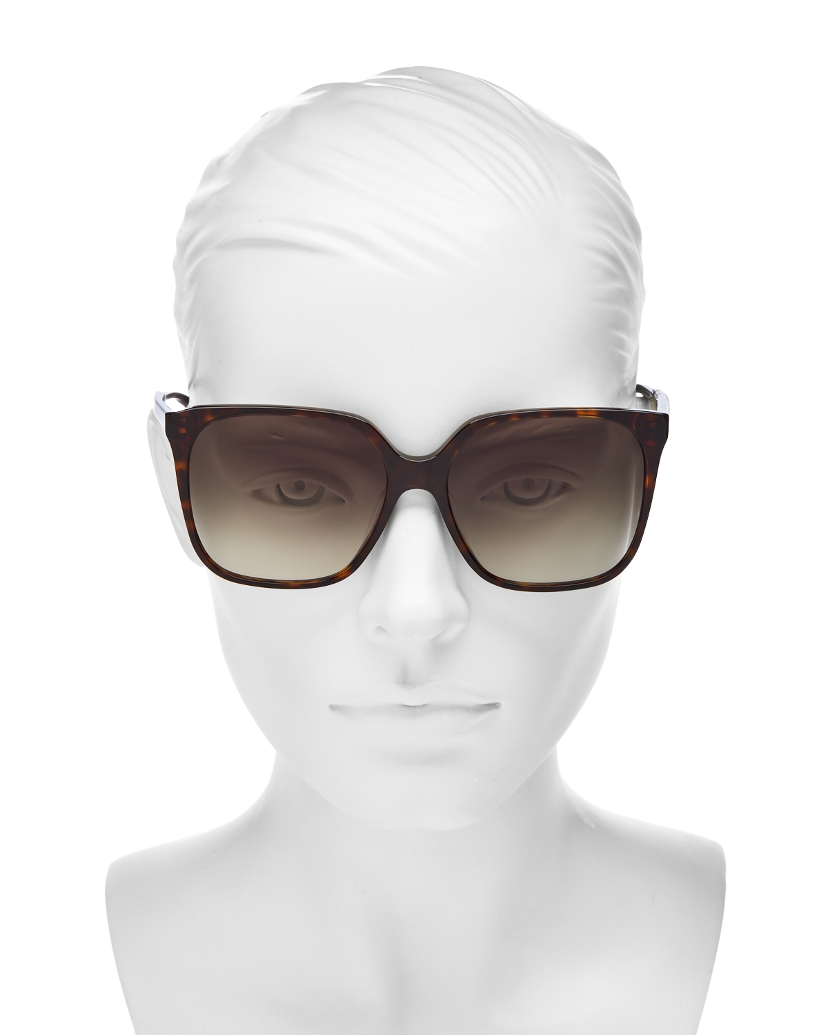 Fendi Beige Oversized Square Sunglasses with Gradient Brown Lenses Fendi Fendi Roma 50MM Square Sunglasses | Saks Fifth Avenue main image 3