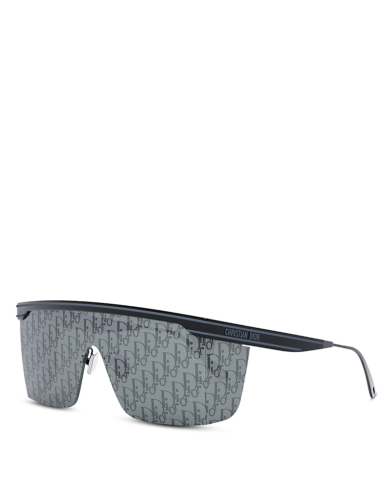 Dior Diorclub M1u Mask Sunglasses, 137mm - Black/Gray 