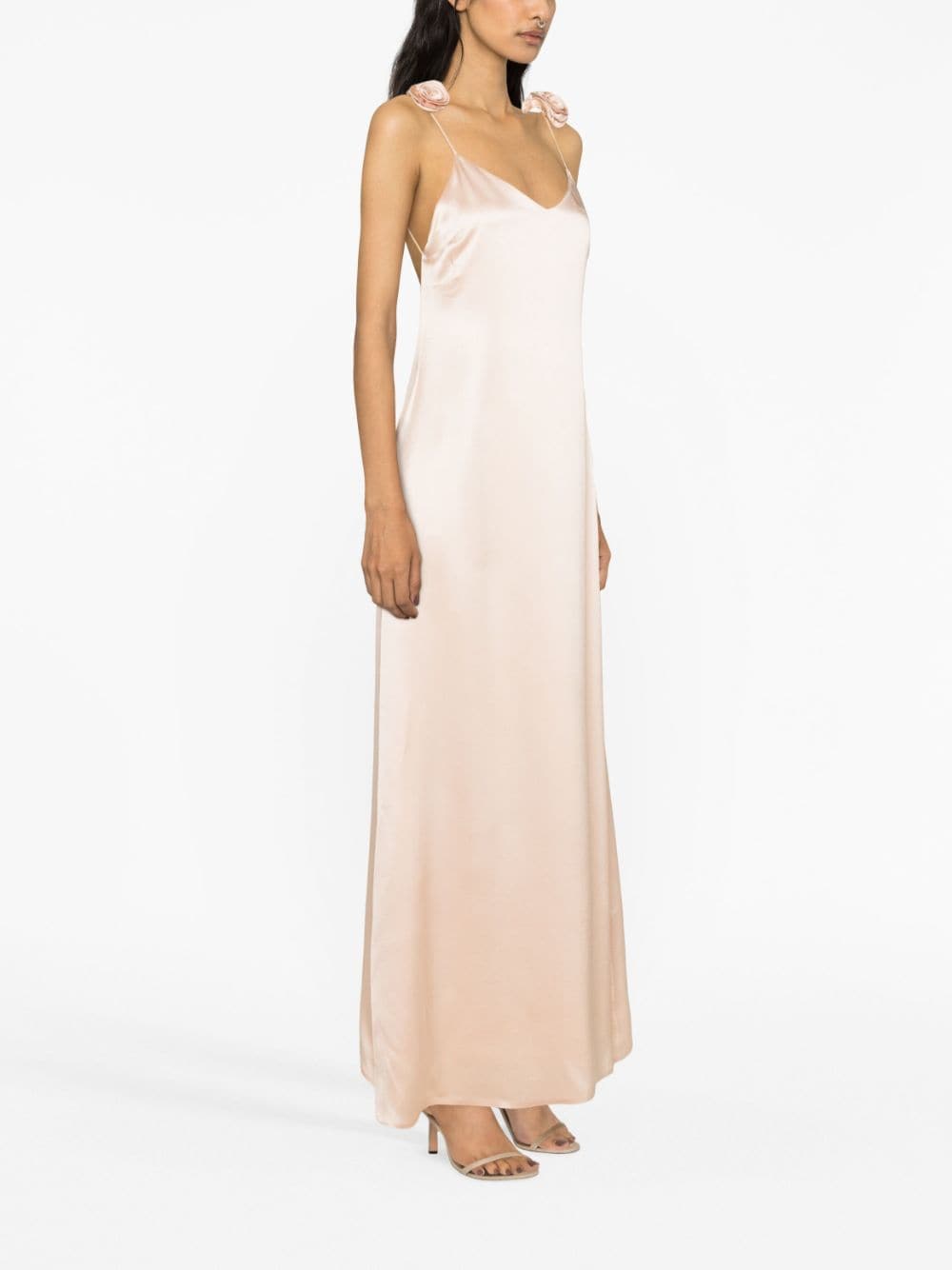 MAGDA BUTRYM Magda Butrym Floral-Appliqué Maxi Dress