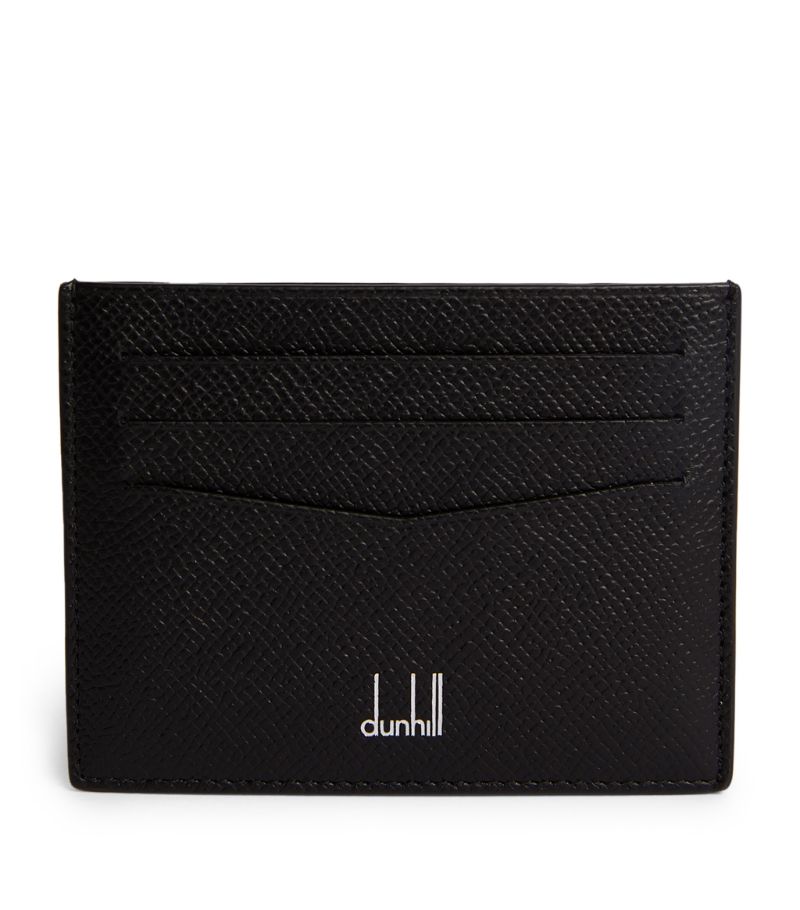 Dunhill Leather Cadogan Card Holder - Black | Editorialist
