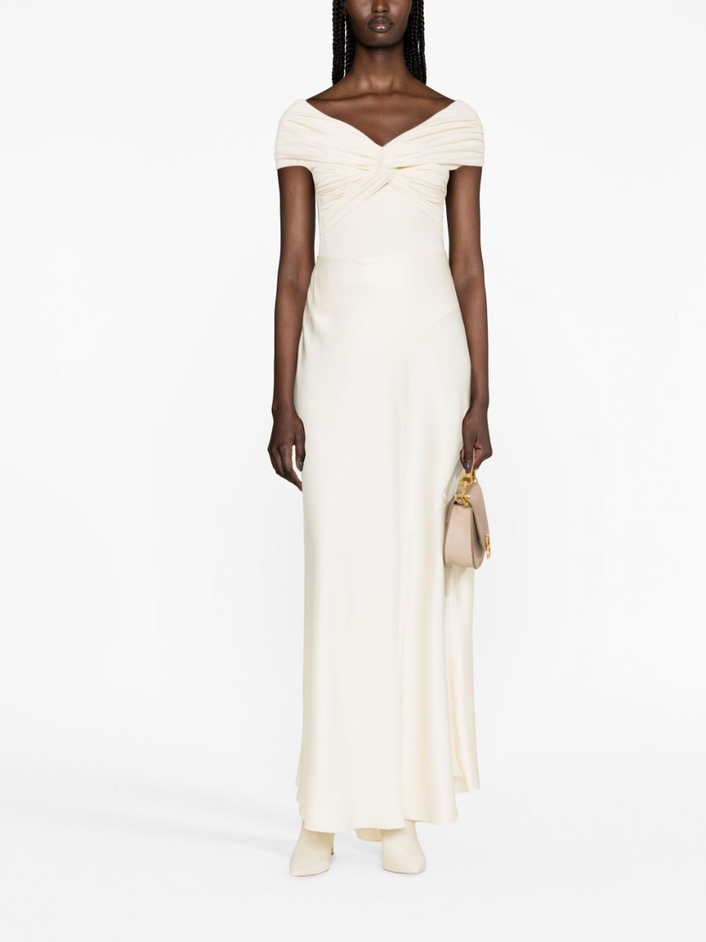 PHILOSOPHY DI LORENZO SERAFINI Maxi Satin Skirt