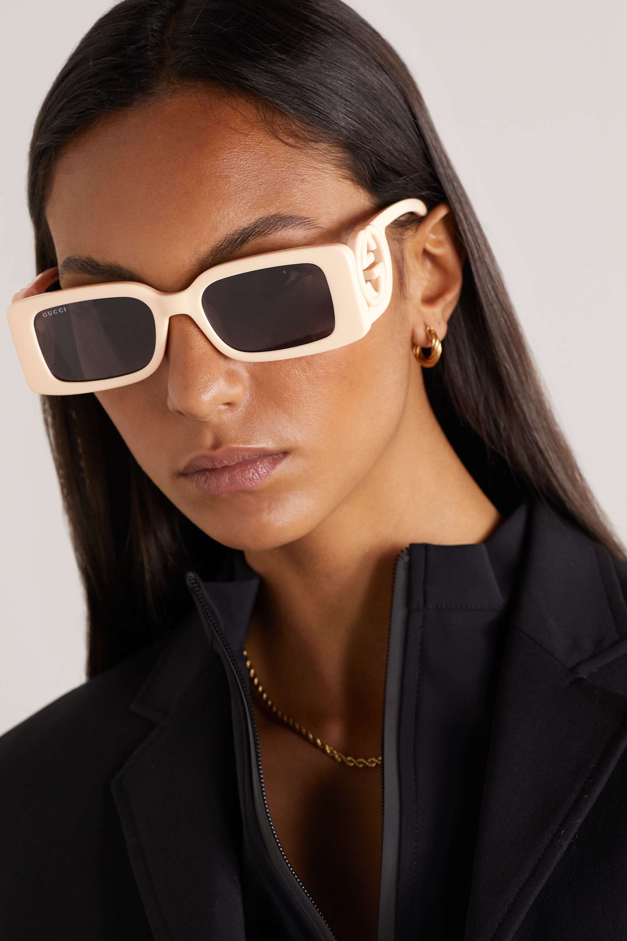 Gucci Gg Chaise Lounge Square-Frame Acetate Sunglasses  display picture 1
