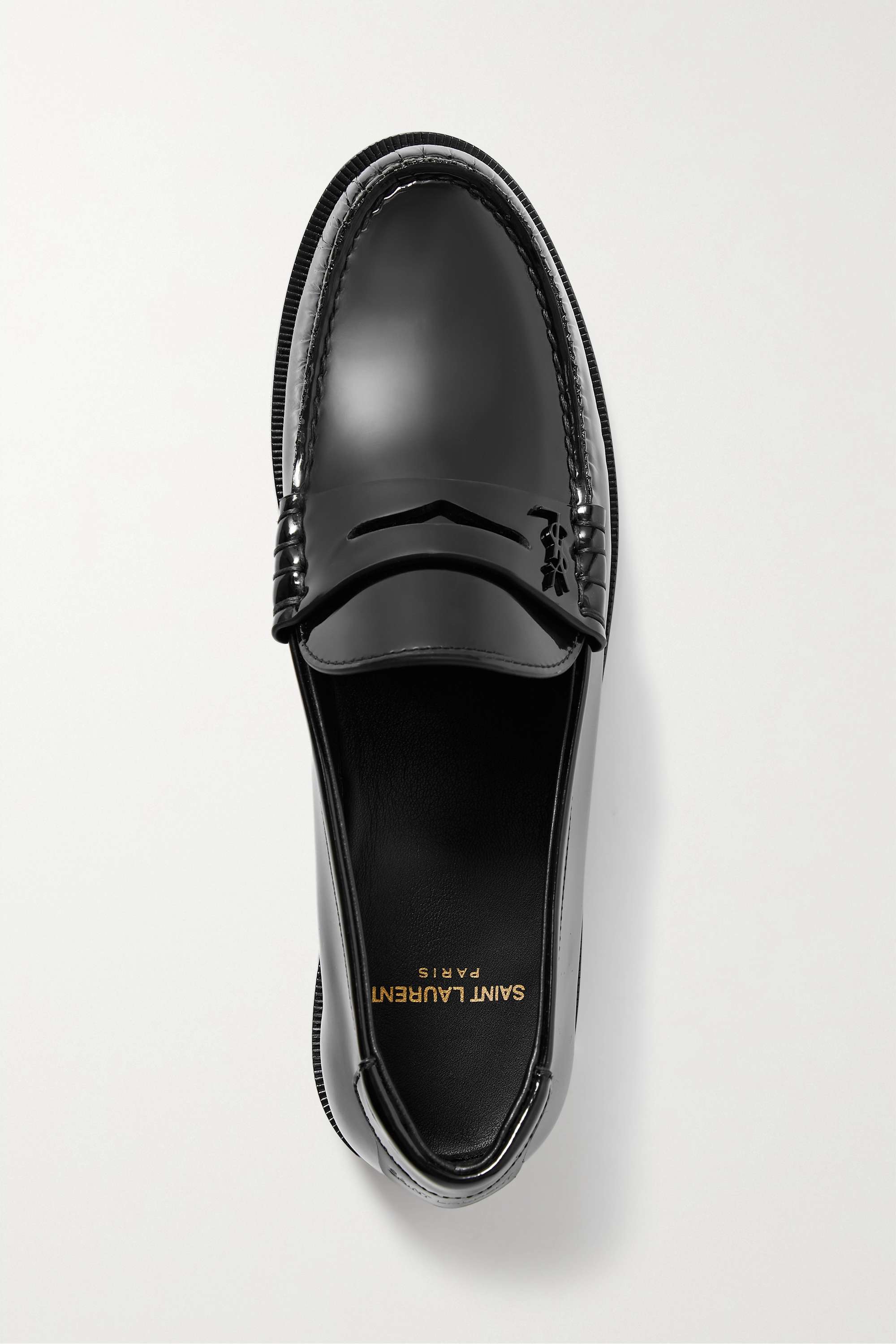 Men’s Saint Laurent black velvet/patent leather loafers size 42 Saint Laurent Gabriel Loafers Size 42 9 (42) | Mercari main image 3