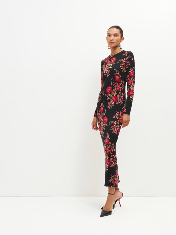 reformation tommie knit dress sanguine Reformation Tommie Knit Dress in Red