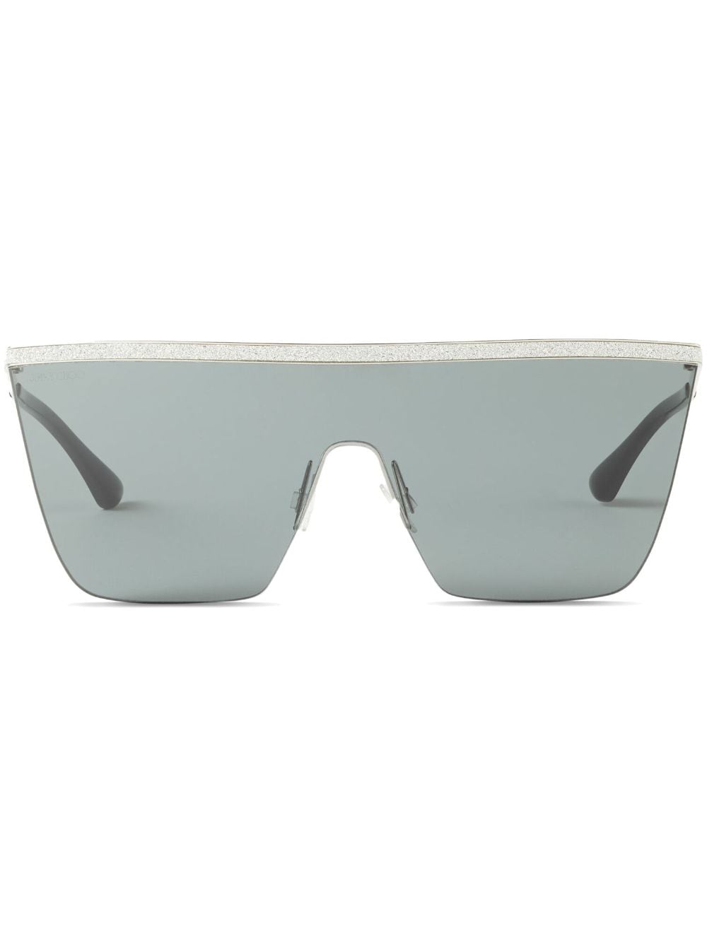 Jimmy Choo Oversize-Frame Sunglasses In Silver - 31% Off  display picture 1