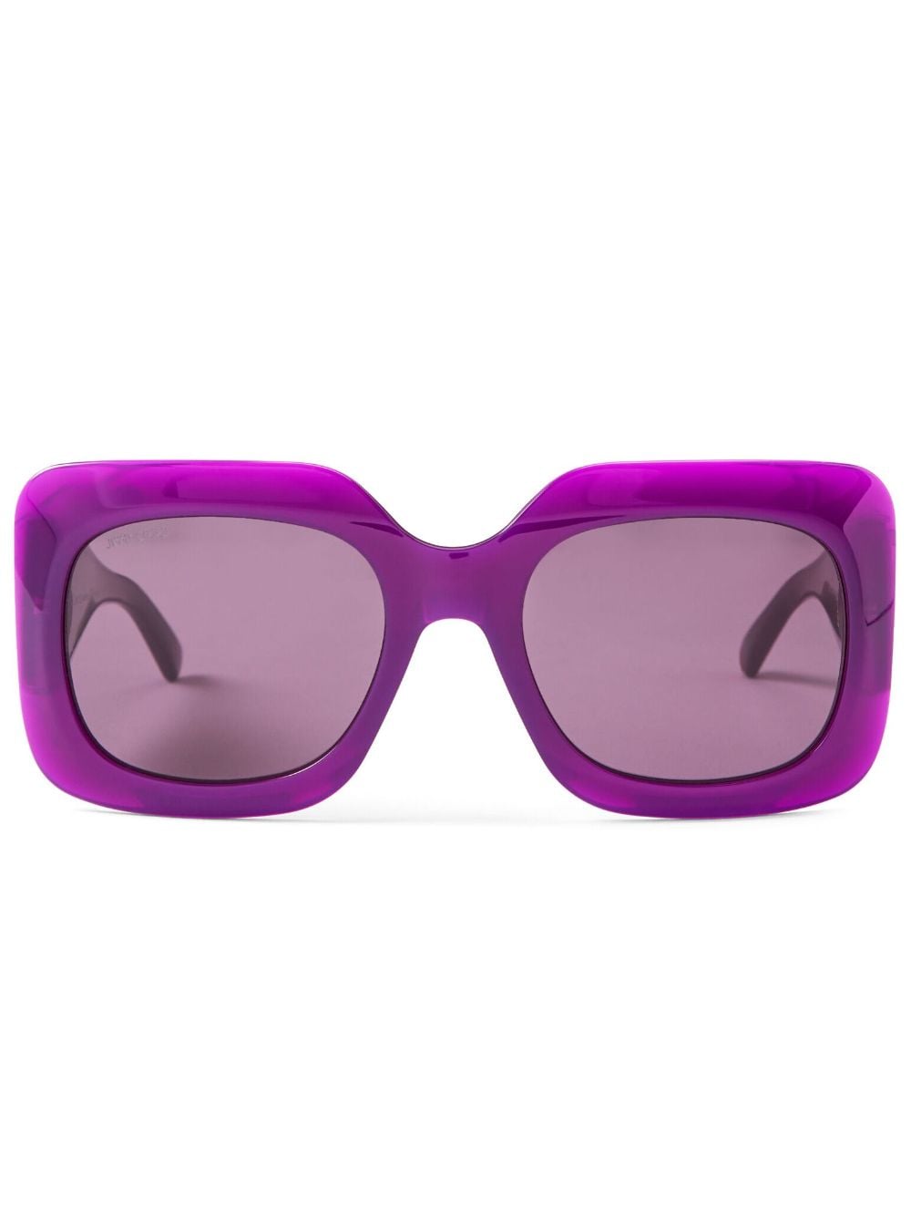Jimmy Choo Gaya Square-Frame Sunglasses - Purple | Editorialist display picture 1