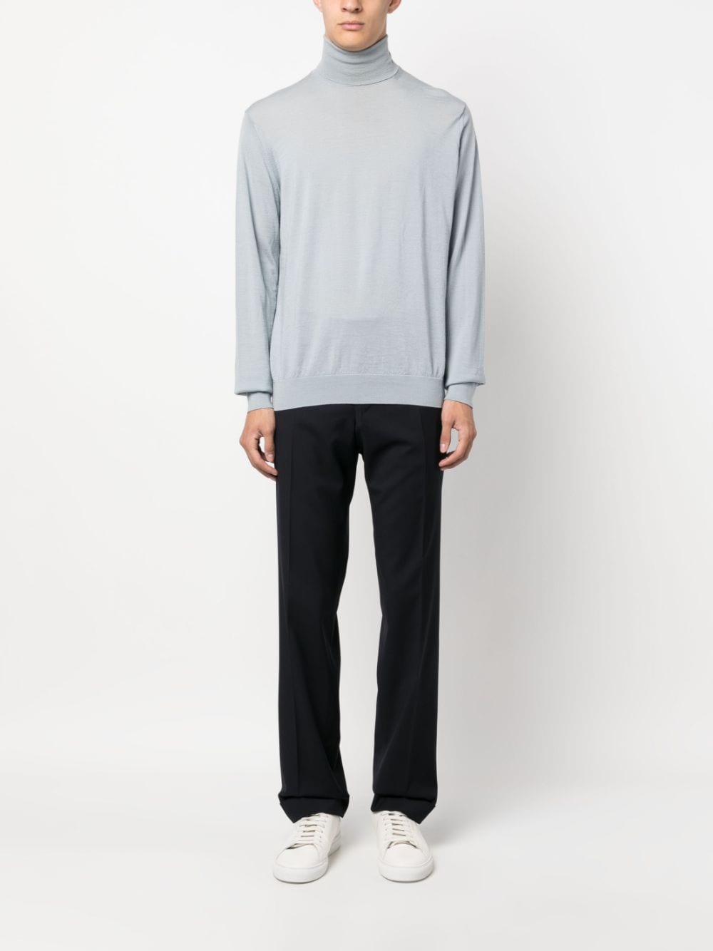 CANALI Canali Straight-Leg Wool Trousers