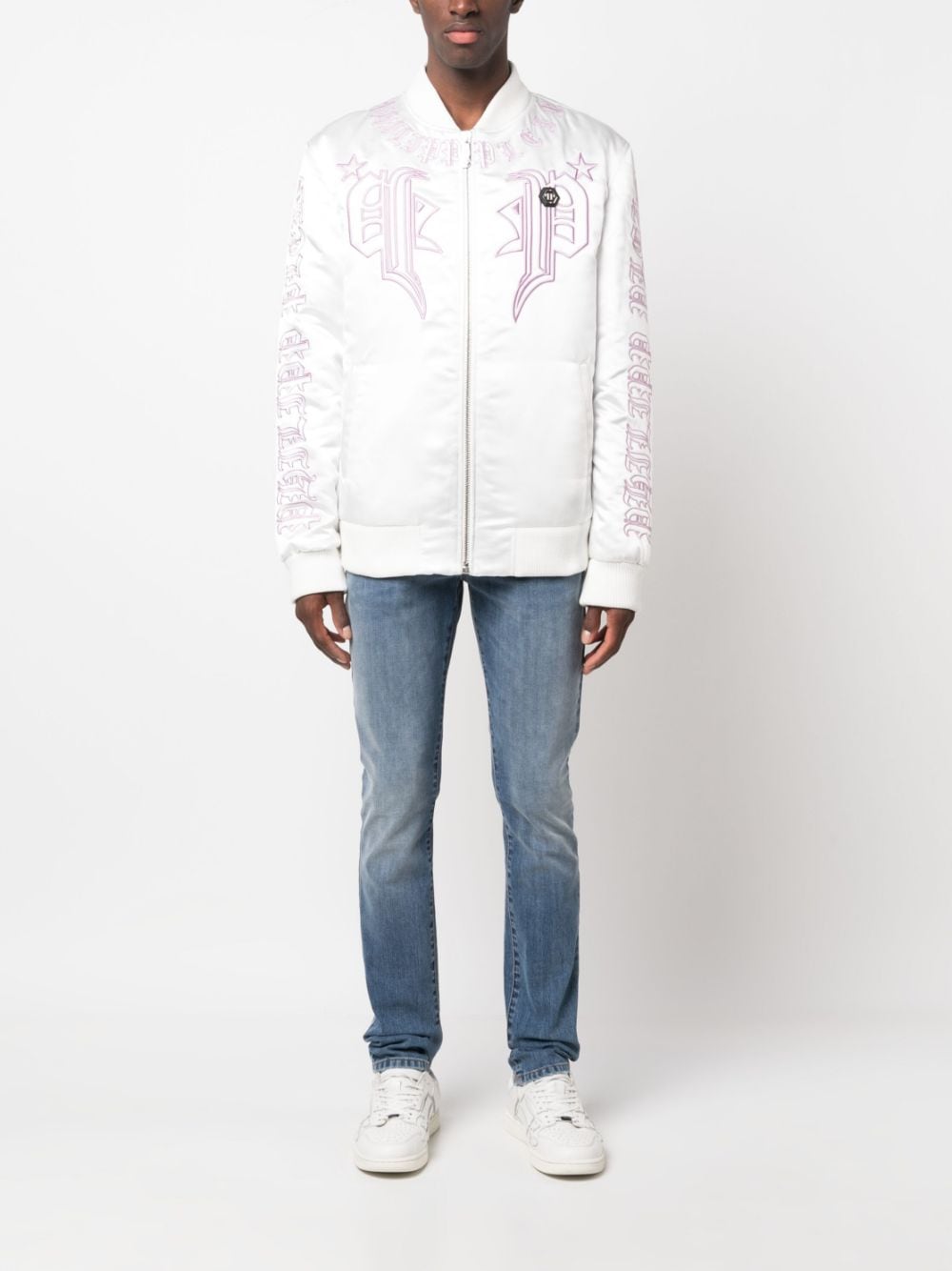 PHILIPP PLEIN Philipp Plein Logo-Patch Skinny Jeans
