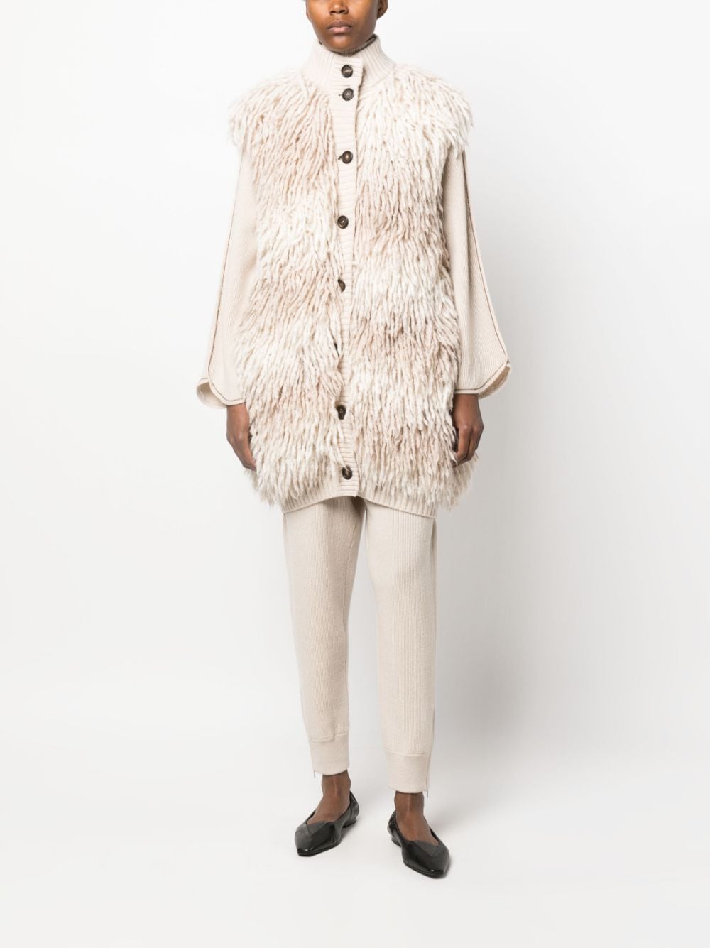 BRUNELLO CUCINELLI Fringed Knit Vest