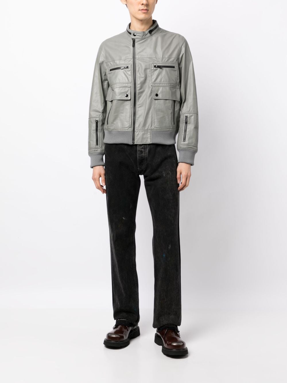 UNDERCOVER Undercover Zip-Up Biker Jacket