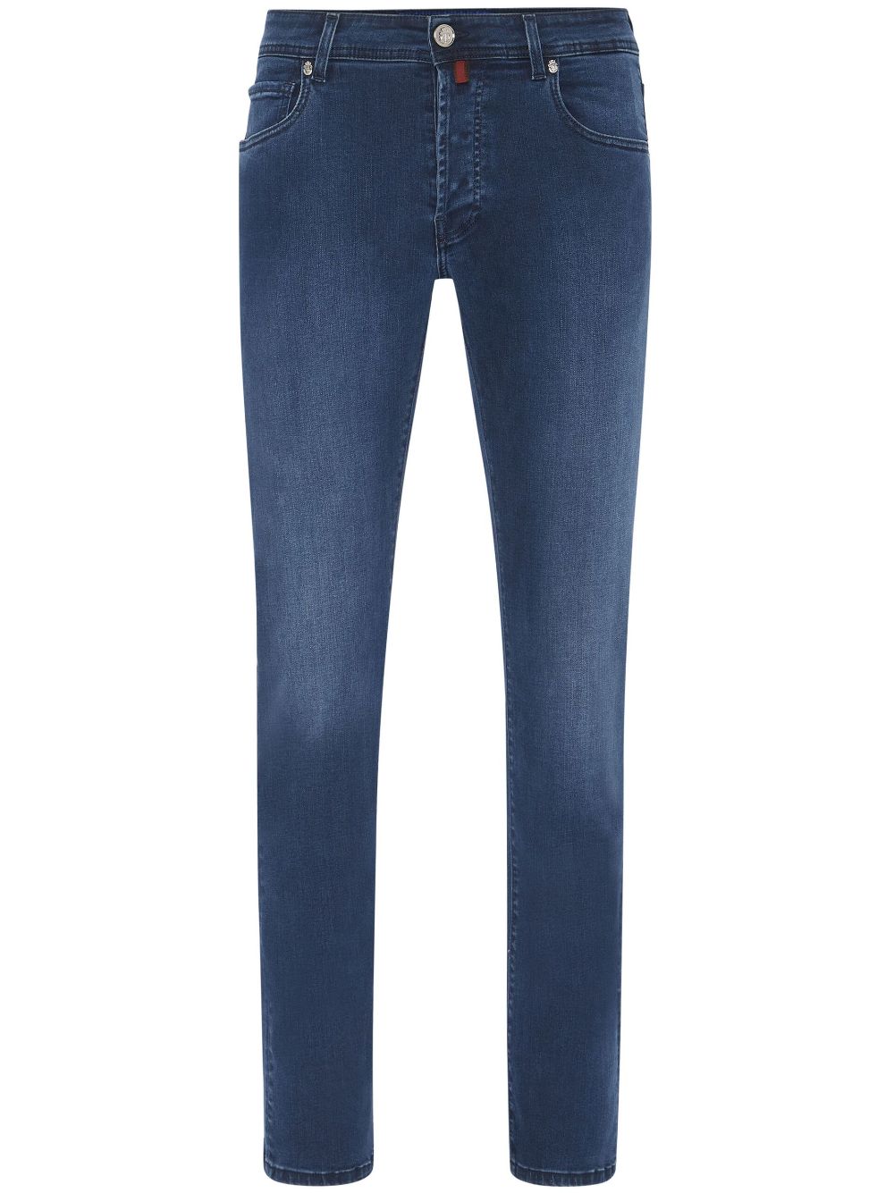 BILLIONAIRE Embroidered-Logo Straight-Cut Jeans