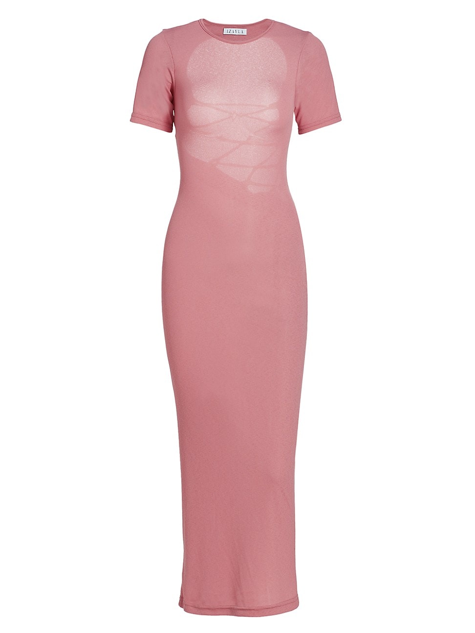 Izayla Whitnie Laced Back Dress In Pink - 75% Off | Editorialist