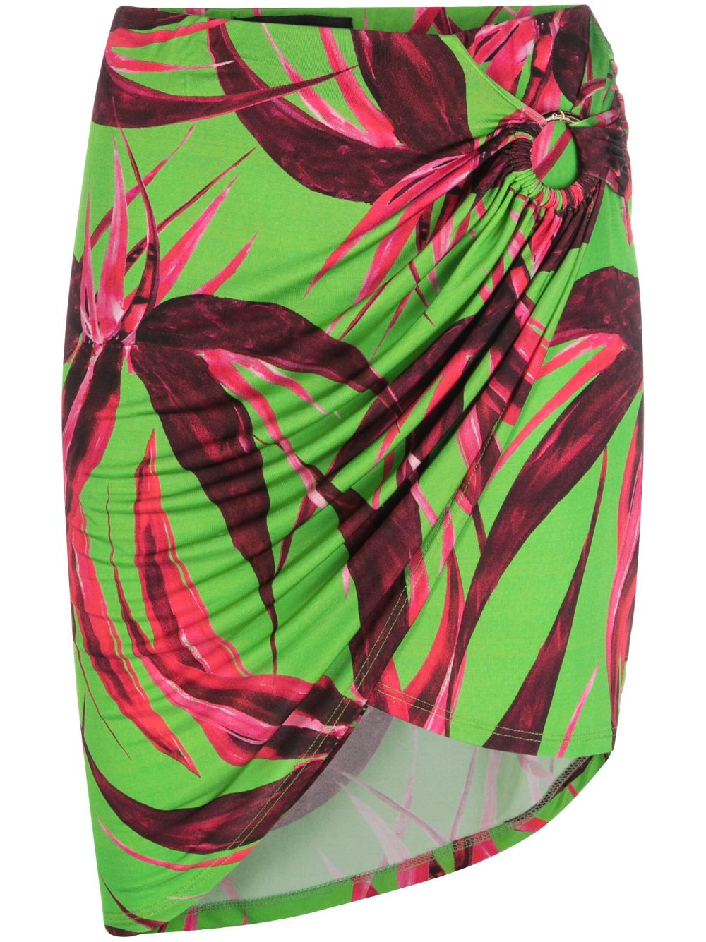 LOUISA BALLOU Louisa Ballou Coastline Floral-Print Miniskirt