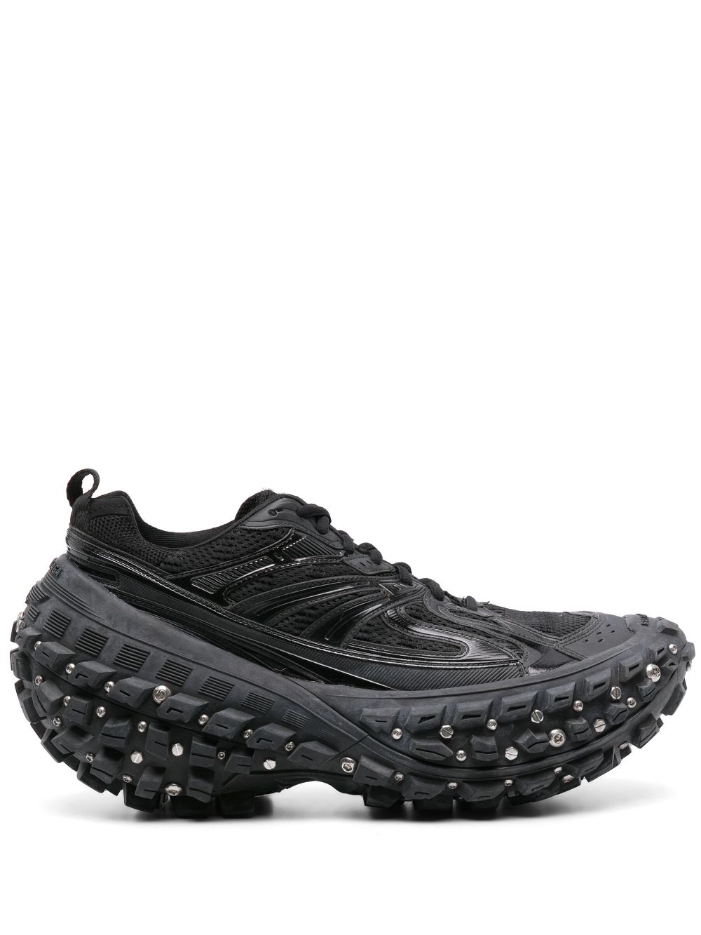 Balenciaga Bouncer Panelled Sneakers In Black - 76% Off | Editorialist