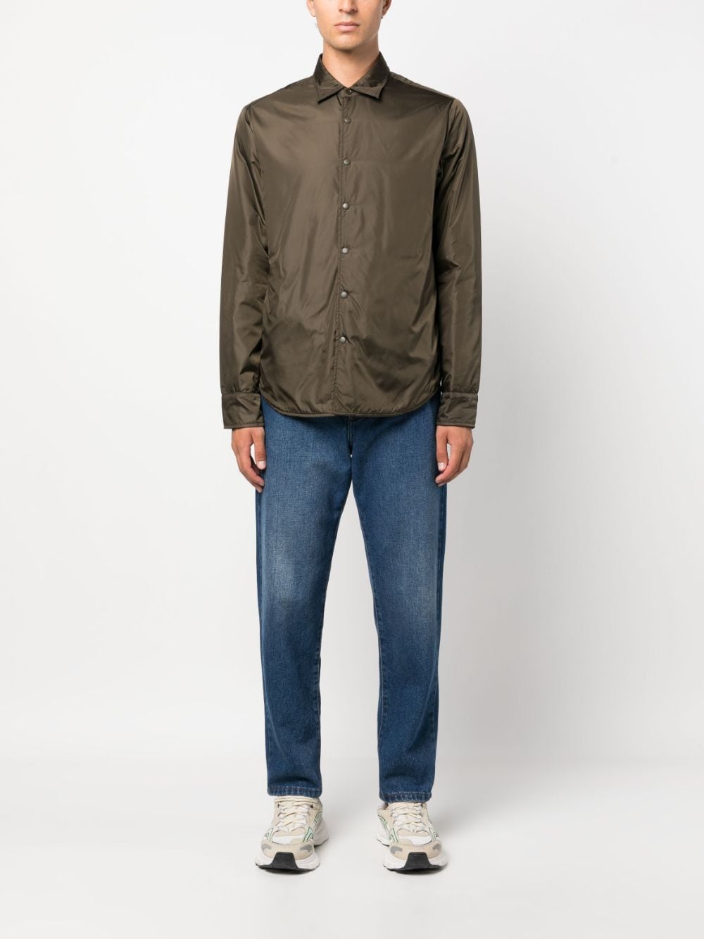 ASPESI lilo taffeta padded overshirt