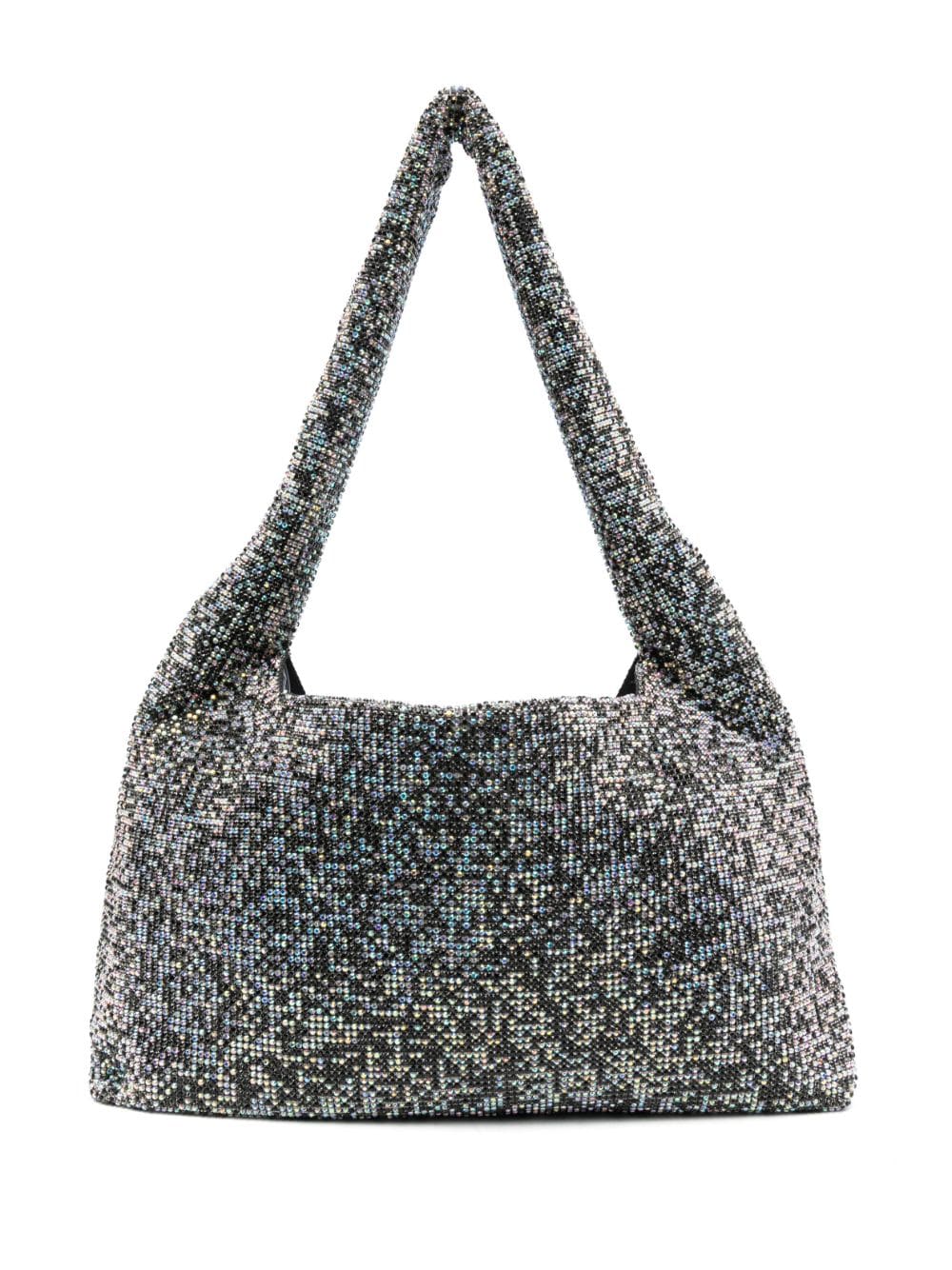 Kara Armpit Crystal-Embellished Mesh Bag - Grey - 72% Off  display picture 1
