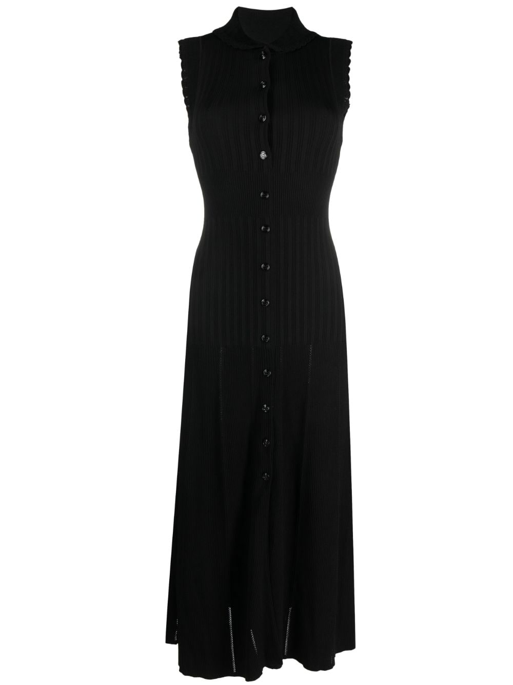 sandro laurene knitted dress In Black - 40% Off south indian gown trending