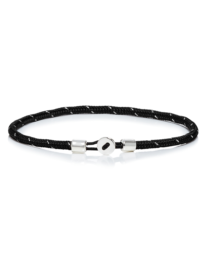 Miansai Nexus Rope Bracelet Black/Steel Editorialist