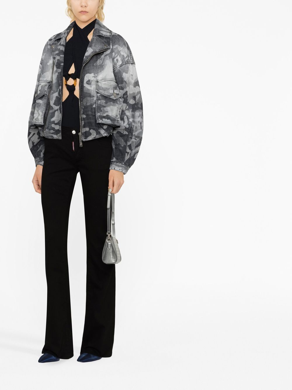 DSQUARED2 DSQUARED2 Camouflage Denim Jacket