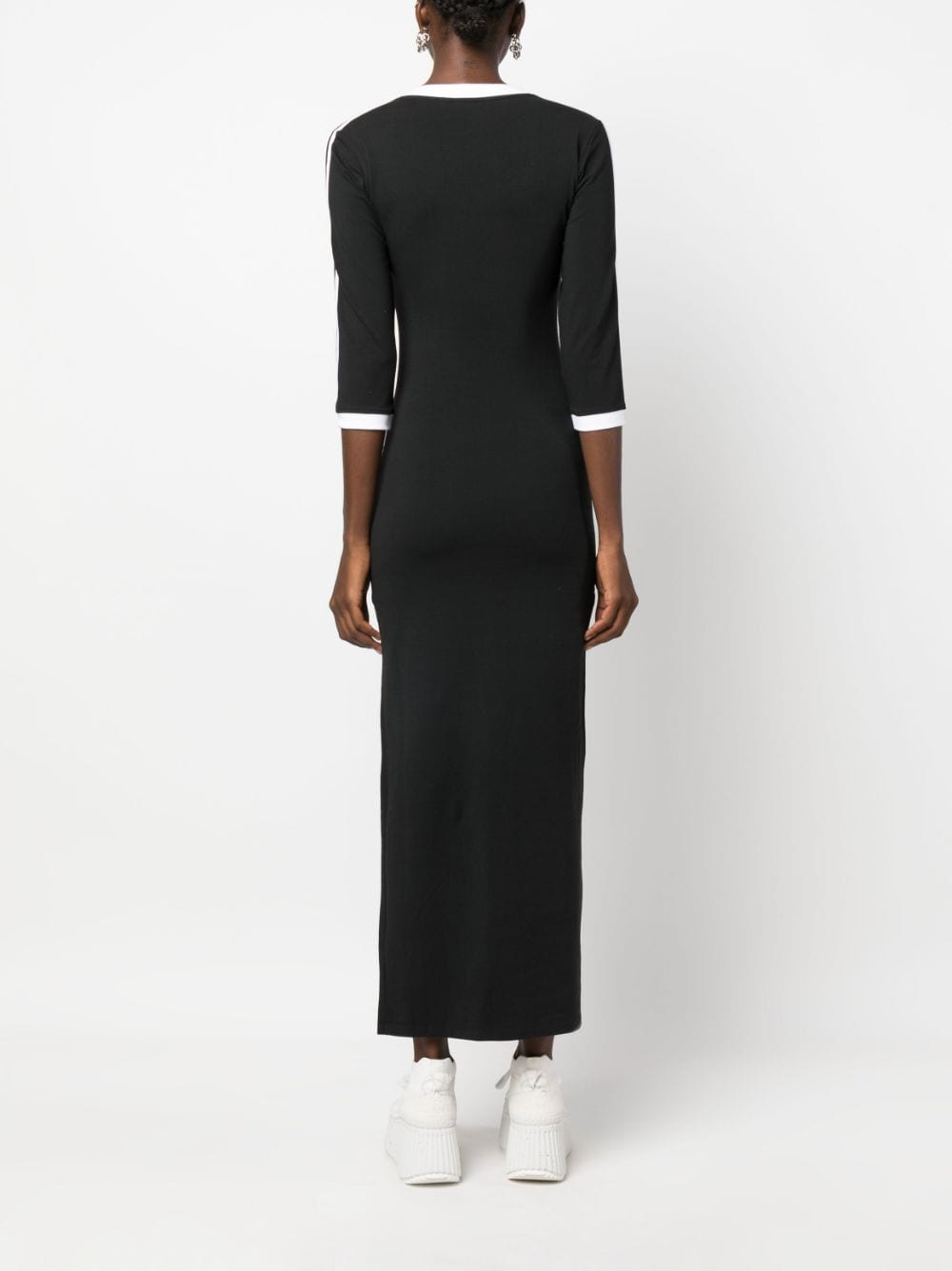 adicolor classics 3-stripes maxi dress Adidas Originals - Better Scarlet Better Cotton makes global cotton production better for the people who produce it Adicolor Classics 3-Stripes Maxi Dress